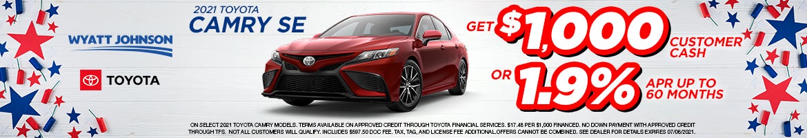 Toyota Dealer in Clarksville, TN | Used Cars Clarksville | Wyatt ...